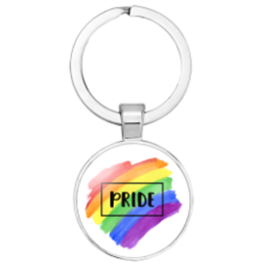 Gay Pride Keyring. LGBTQ+ Keyrings and Accessories.